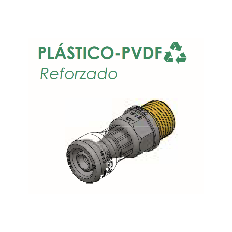 Racor Fijo Macho Push Fit FERCO | Instalación Fácil y Eficiencia Óptima